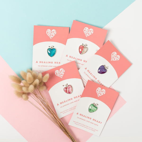 Blue Healing Heart | Bereavement Gift | Art Of Hope - Art of Hope